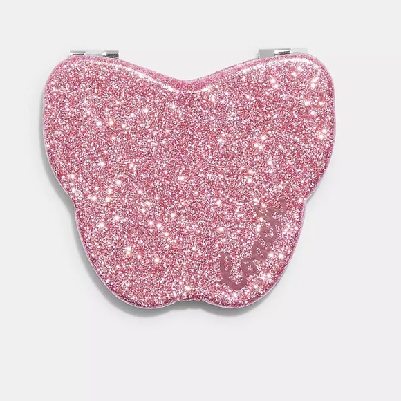 Coach | Accessories | Coach Glitter Butterfly Compact Mirror New | Poshmark